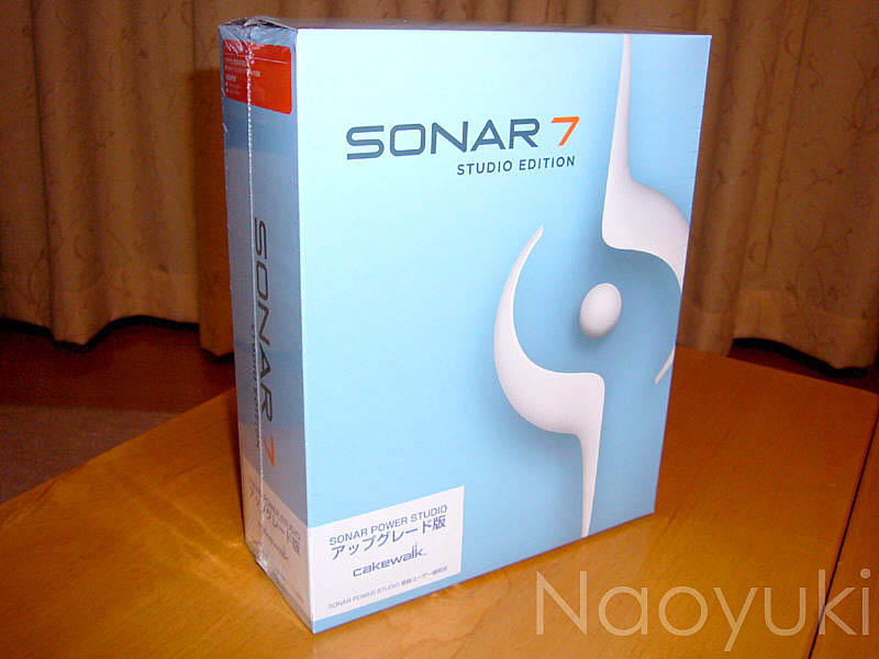 SONAR7、届きました！: DTMギャラリー ～Computer music gallery from Japan～